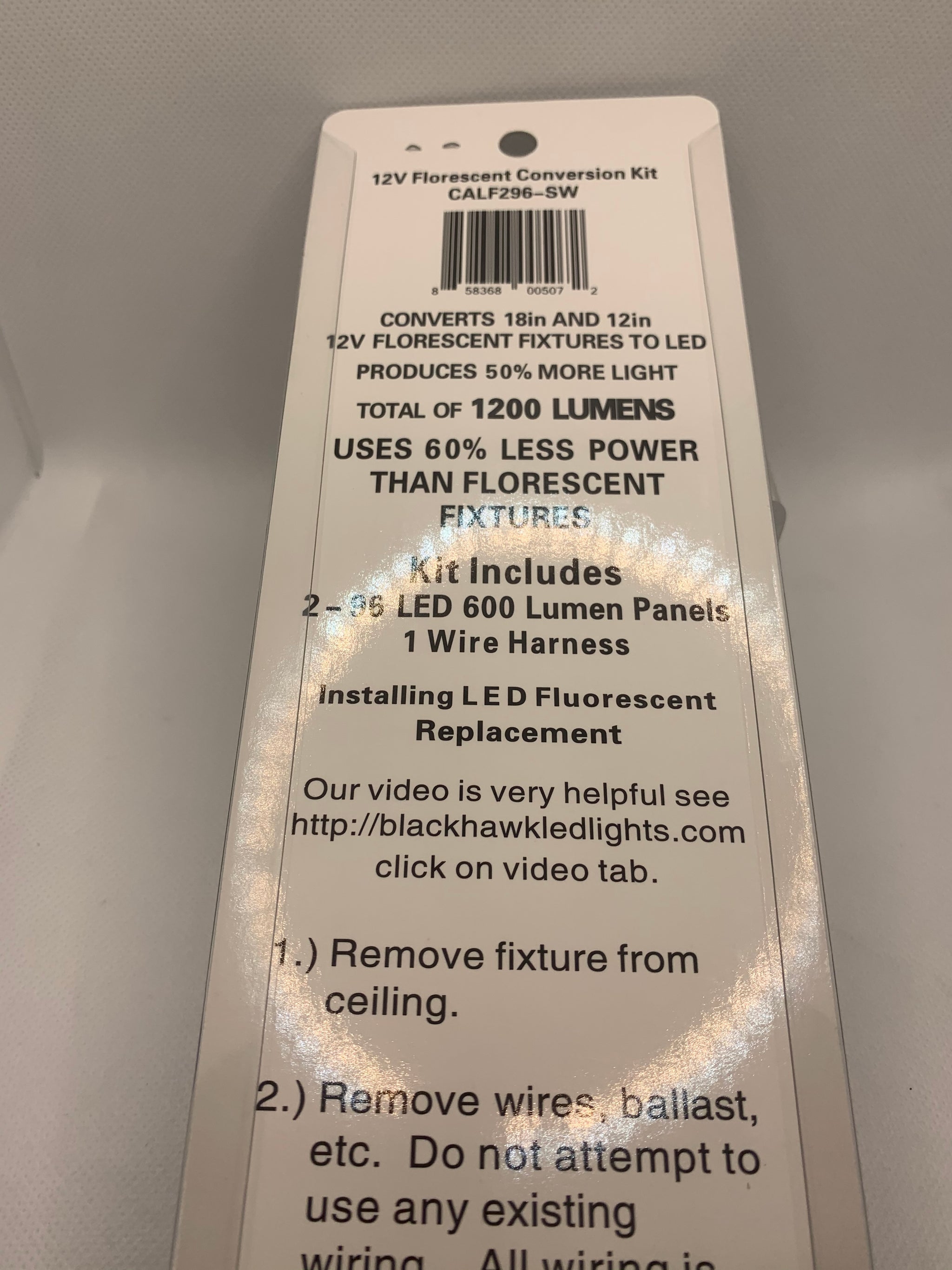 12 Volt LED Fluorescent Light Conversion Kits | Blackhawkledlights.co ...